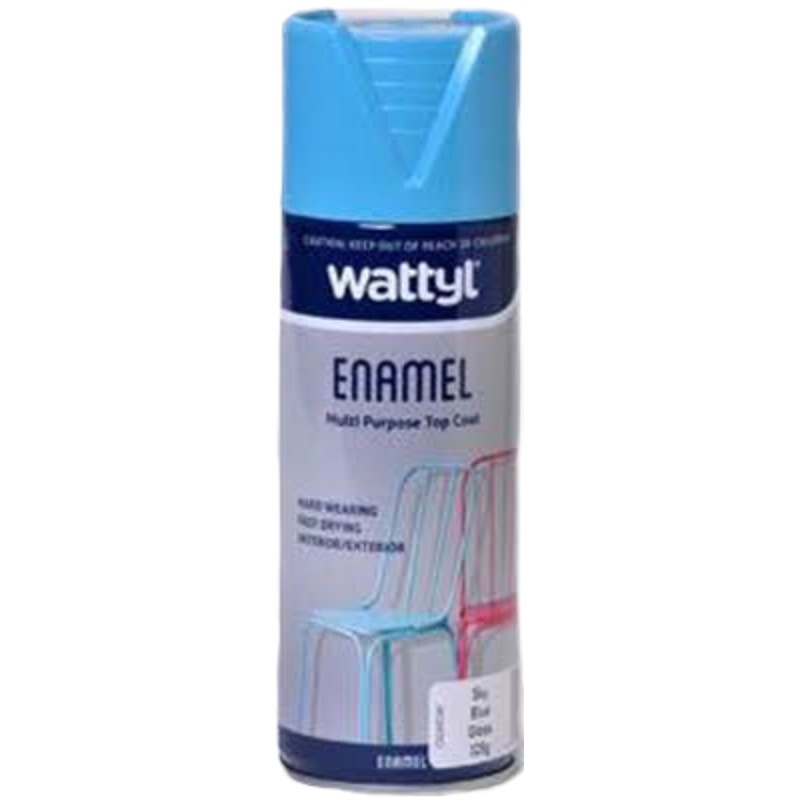 Buy SPRAY PAINT - GLOSS SKY BLUE ENAMEL AEROSOL - 325G - WATTYL - MyDeal