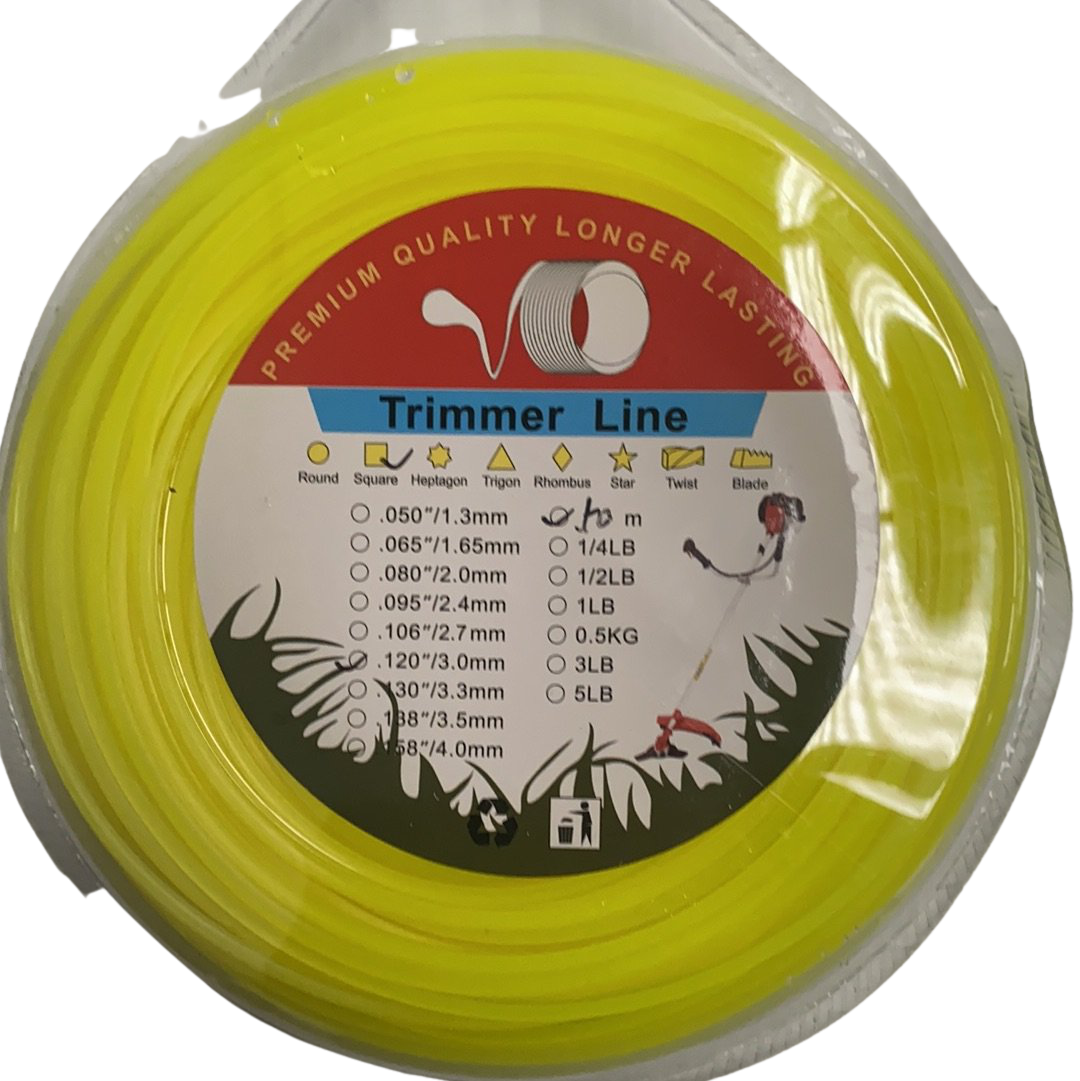 Buy Trimmer line 3mm x 50m square - MyDeal Australia