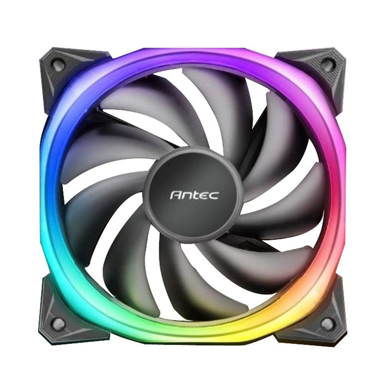 Buy Antec Fusion 120mm ARGB PWM HB Fan, Airflow 57.93 CFM, Air Pressure ...