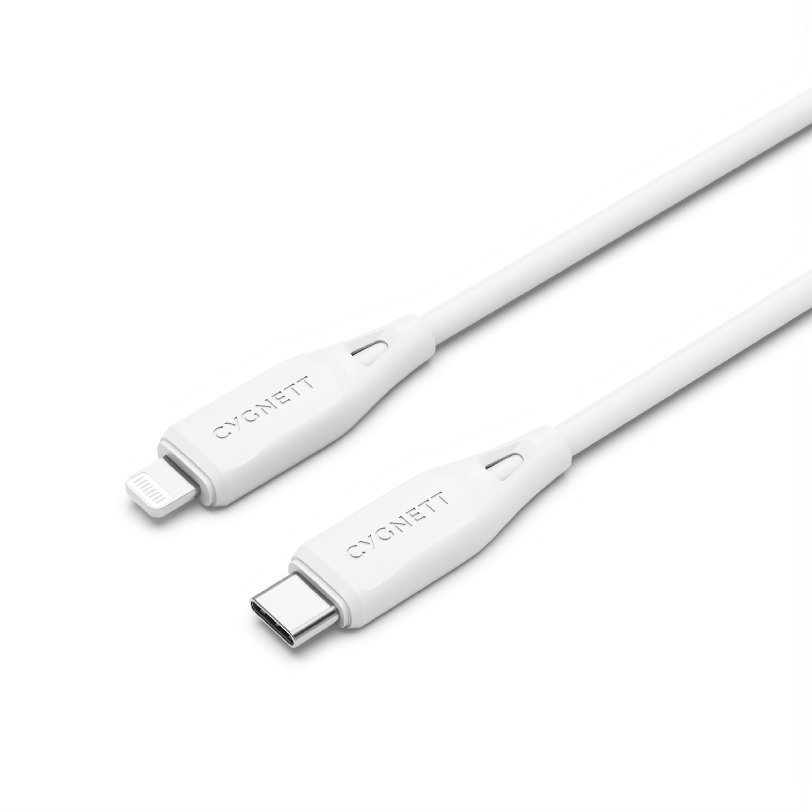 Buy Cygnett Essentials Lightning to USB-C (2.0) Cable (1M) - White ...