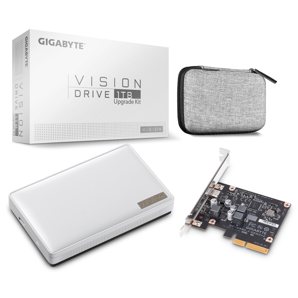 Buy Gigabyte Vision Drive 1TB External SSD Upgrade Kit, USB-C ...