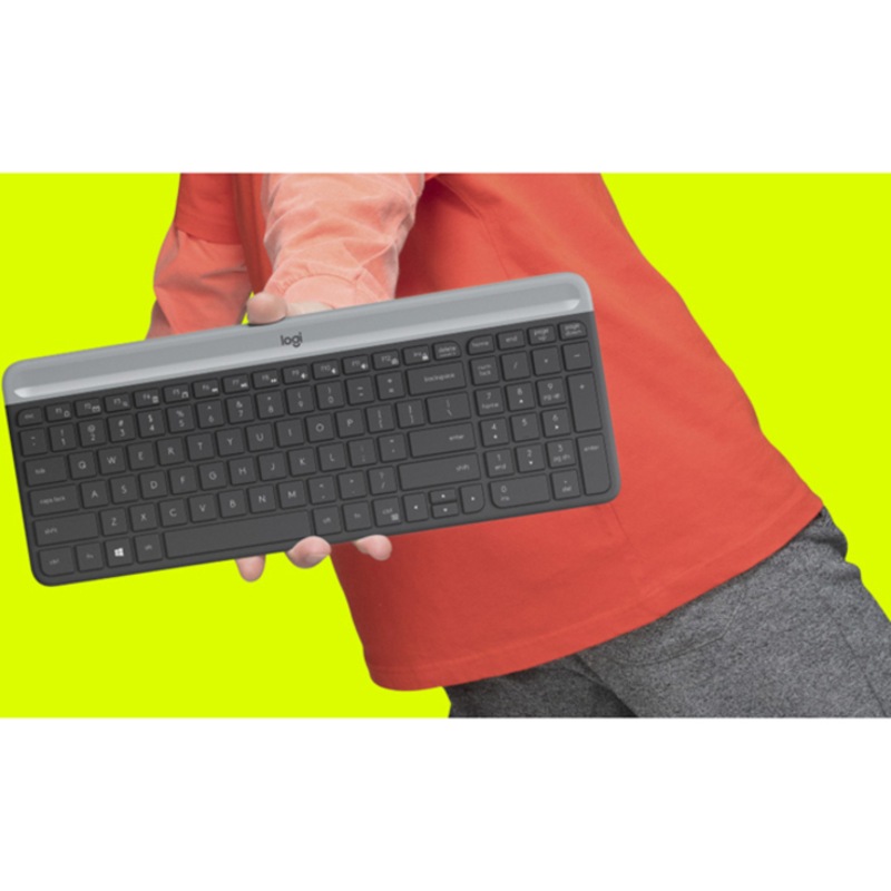 Buy Logitech MK470 Keyboard & Mouse - USB Wireless RF - Keyboard/Keypad ...