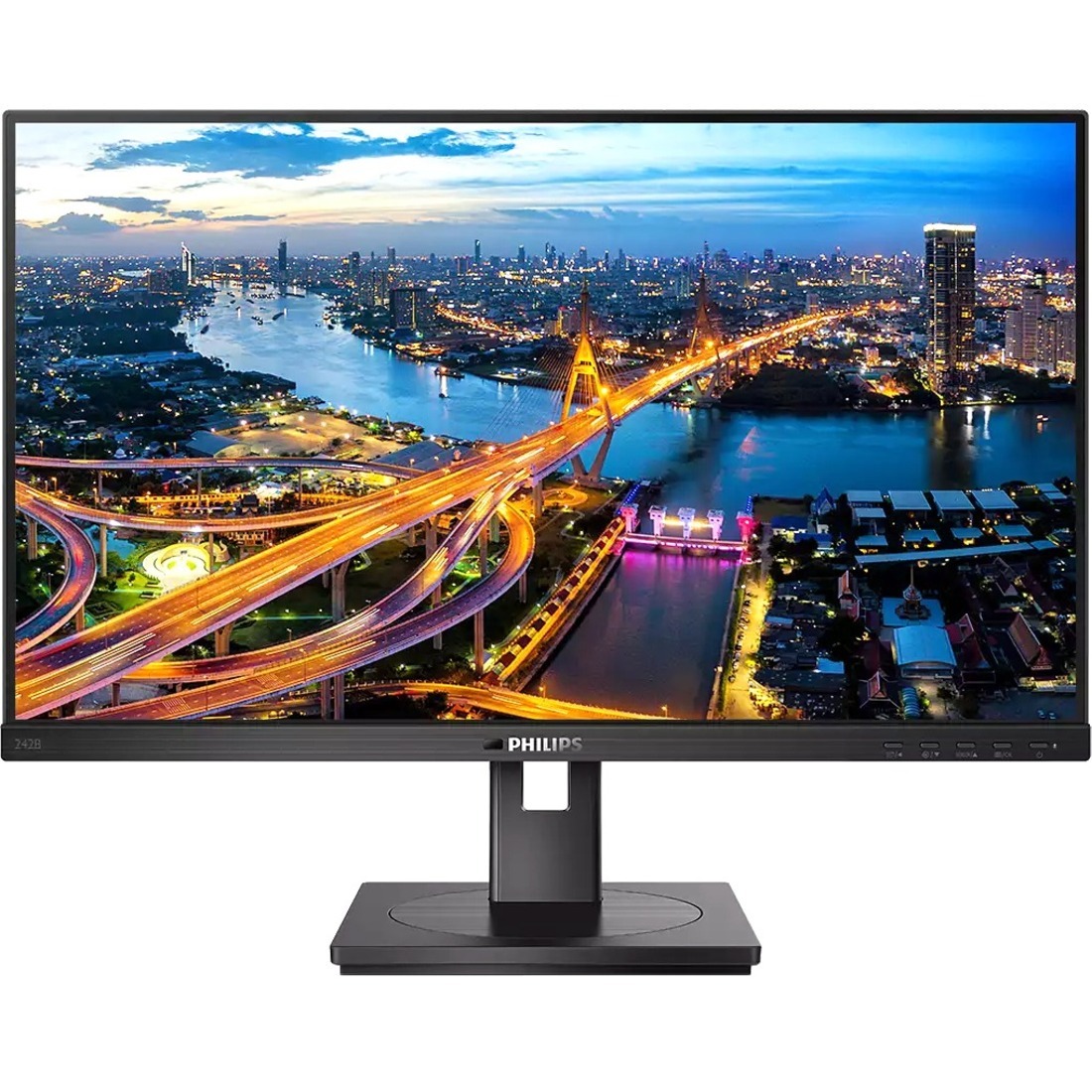 Buy Philips 242B1 24" Class Full HD LCD Monitor - 16:9 - Textured Black ...