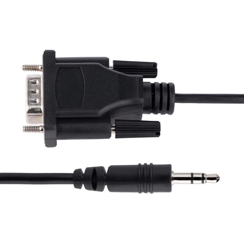 Buy StarTech.com 3ft (1m) DB9 to 3.5mm Serial Cable for Serial Device ...