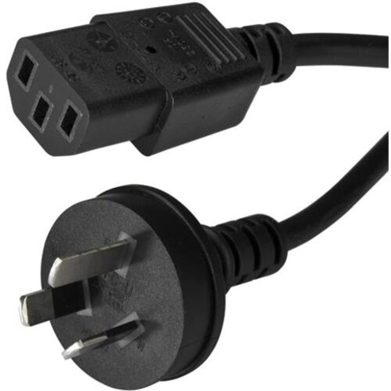 Buy StarTech.com 3m 10 ft Power Supply Cord - AS/NZS 3112 to C13 ...