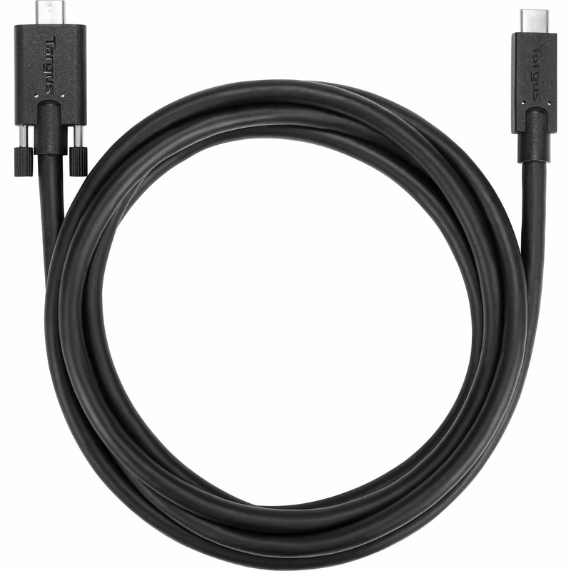 Buy Targus ACC1122GLX 1.80 m USB-C Data Transfer Cable for Docking ...