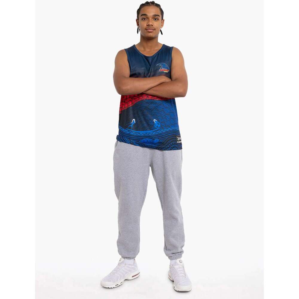 Buy Adelaide Crows 2024 Indigenous Training Singlet - MyDeal Australia