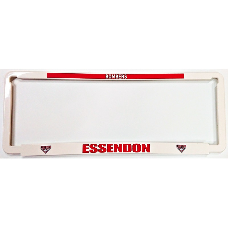 Buy Essendon Bombers Car Number Plate Surrounds Set of 2 - MyDeal