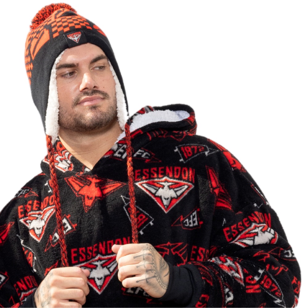 Buy Essendon Bombers Sherpie Beanie - MyDeal Australia