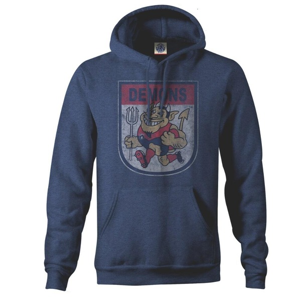 Buy Melbourne Demons Mens 90's Retro Mascot Pullover - MyDeal Australia