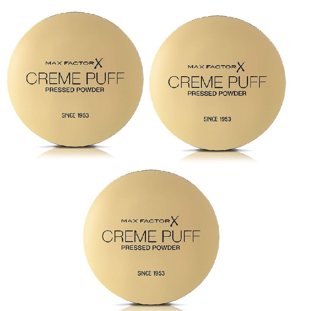 Buy 3 x Max Factor 21g Creme Puff Pressed Powder 50 Natural - MyDeal ...