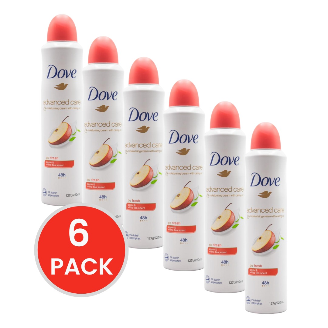Buy DOVE 127g / 220ml ANTIPERSPIRANT DEODORANT ADVANCED CARE GO FRESH ...