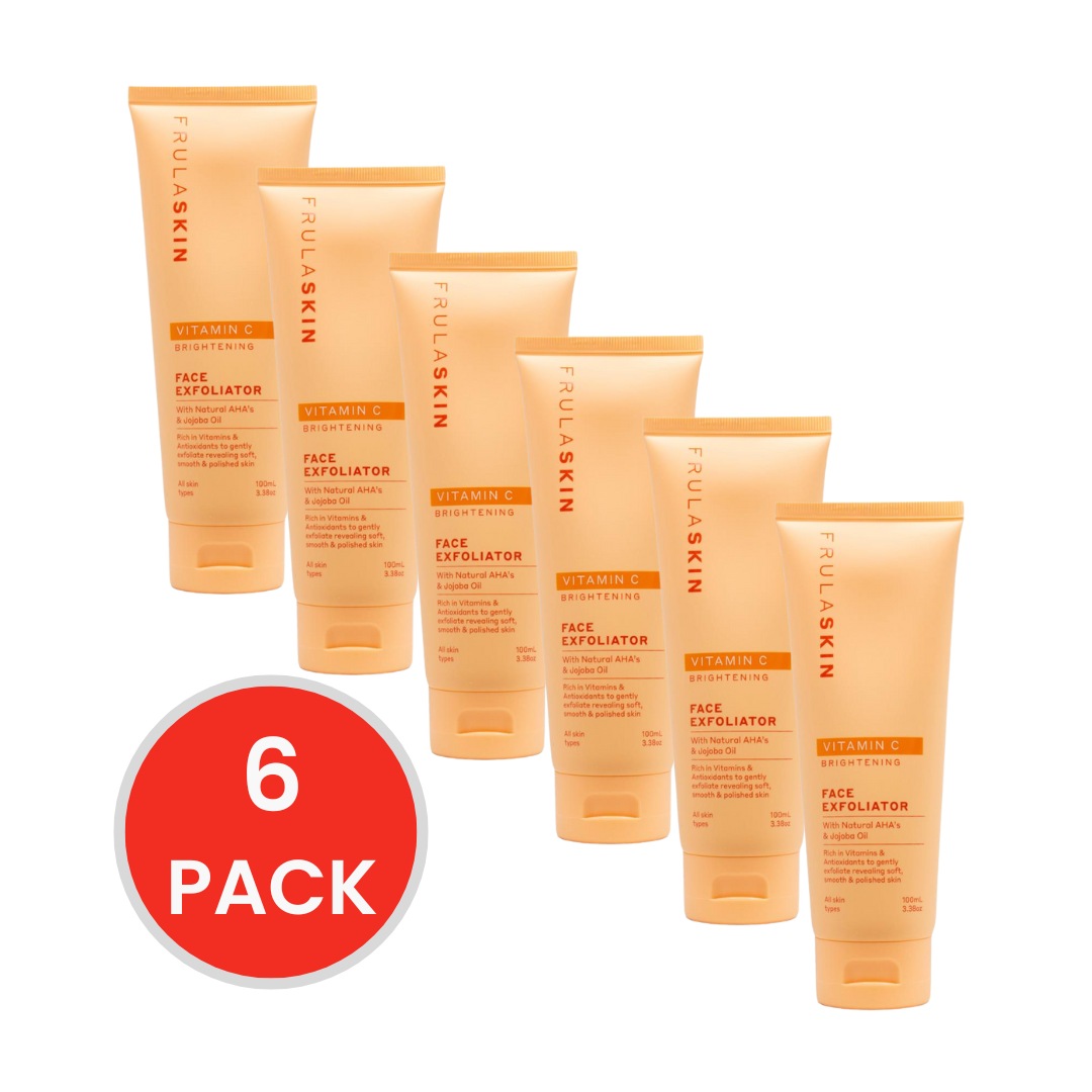 Buy FRULA SKIN FACE EXFOLIATOR BRIGHTENING VITAMIN C WITH NATURAL AHA'S ...