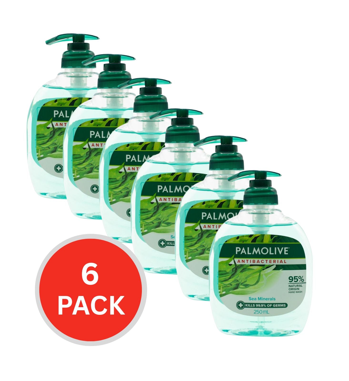 Buy Palmolive Liquid Handwash Pump Antibacterial Sea Minerals 250ml (6 ...