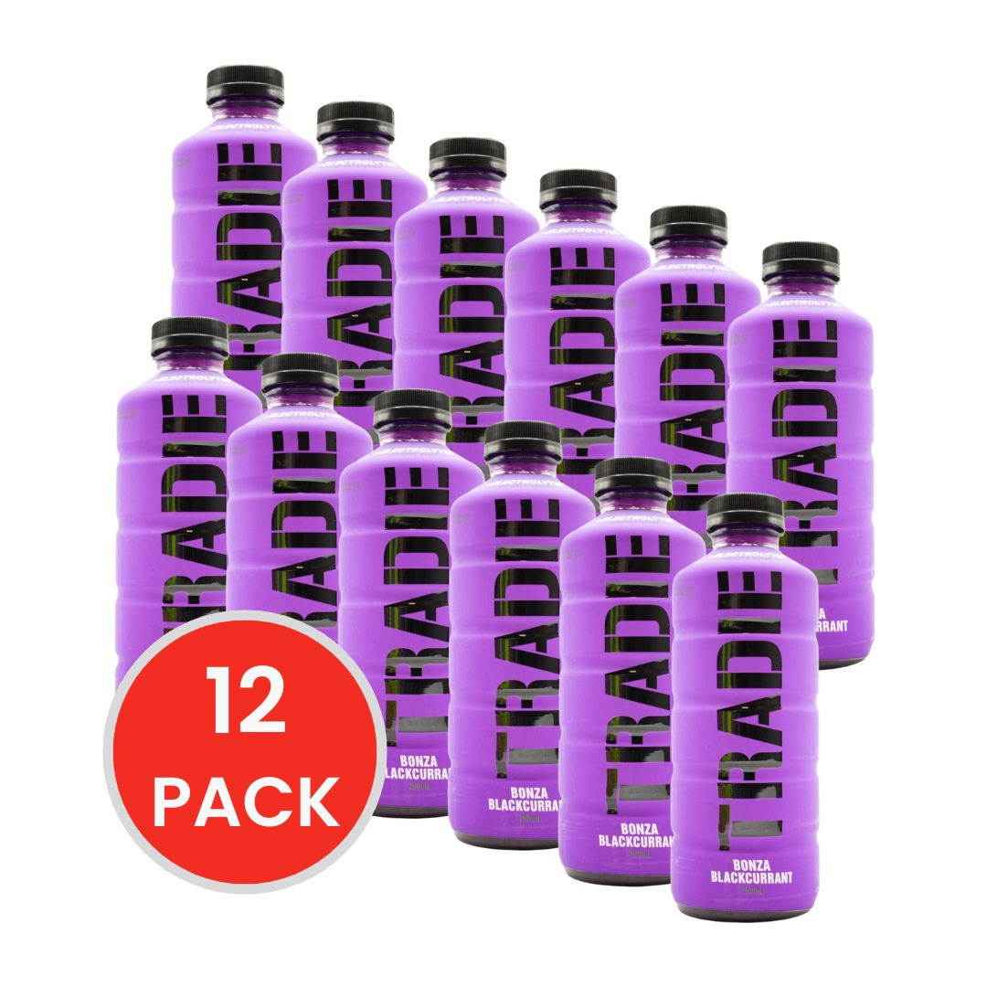 Buy TRADIE SPORTS DRINK BONZA BLACKCURRANT 750ml (12x Pack) - MyDeal ...