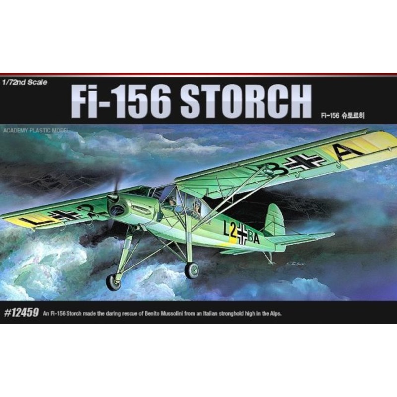 Buy 12459 1/72 Fieseler FI-156 Storch Plastic Model Kit - MyDeal