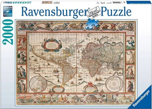 Buy 2000pc Map of World From 1650 Puzzle - MyDeal Australia
