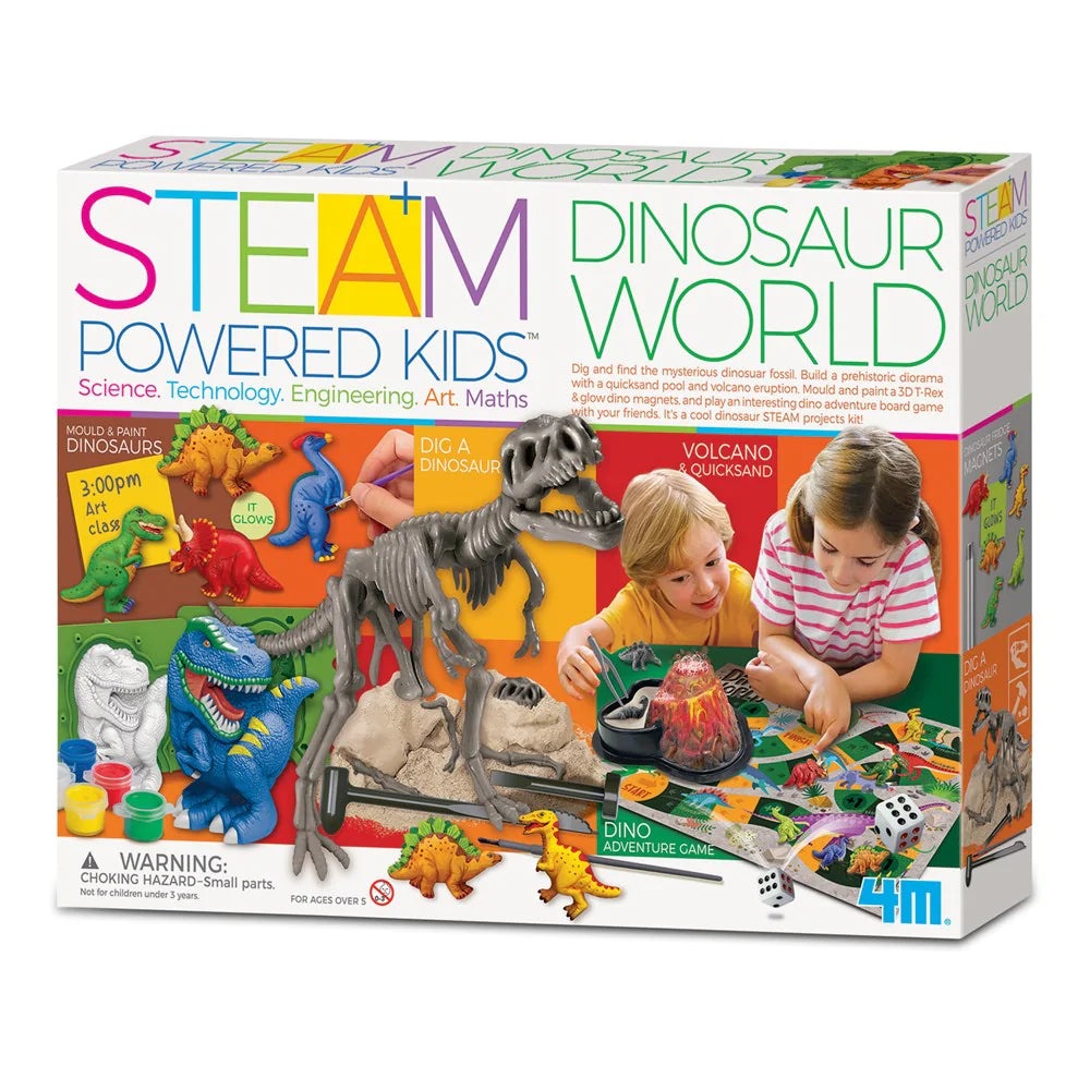 Buy 4M Steam Powered Kids Dinosaur World - MyDeal Australia