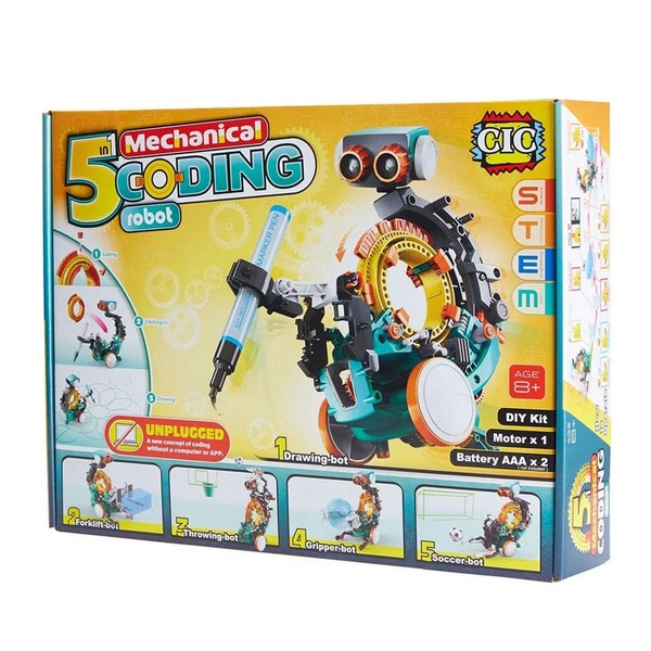 Buy 5 in 1 Mechanical Coding Robot - MyDeal Australia