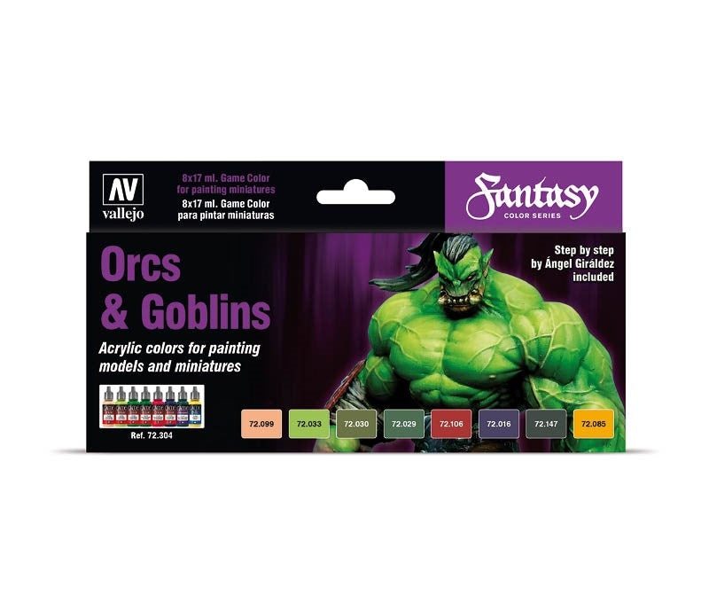 Buy 72304 Game Colour Orcs and Goblins 8 Colour Set Acrylic Paint ...