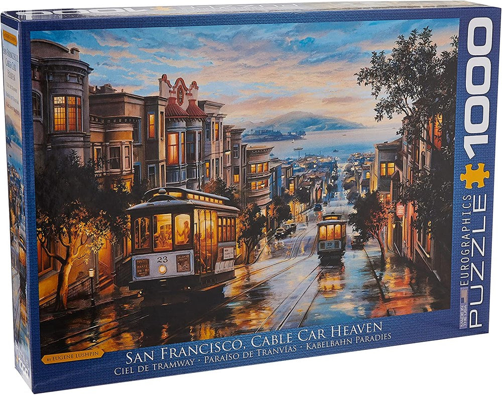 Buy Eurographics 1000Pc Lushpin San Fransisco Cable Car Heaven - MyDeal ...