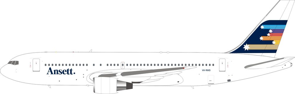 Buy IF762AN0122 1/200 Ansett Boeing 767200 VHRMD First Flight - MyDeal ...