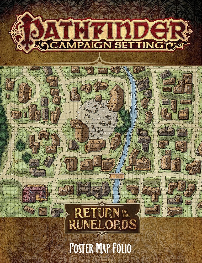 Buy Pathfinder Campaign Setting Return of the Runelords Poster Map ...
