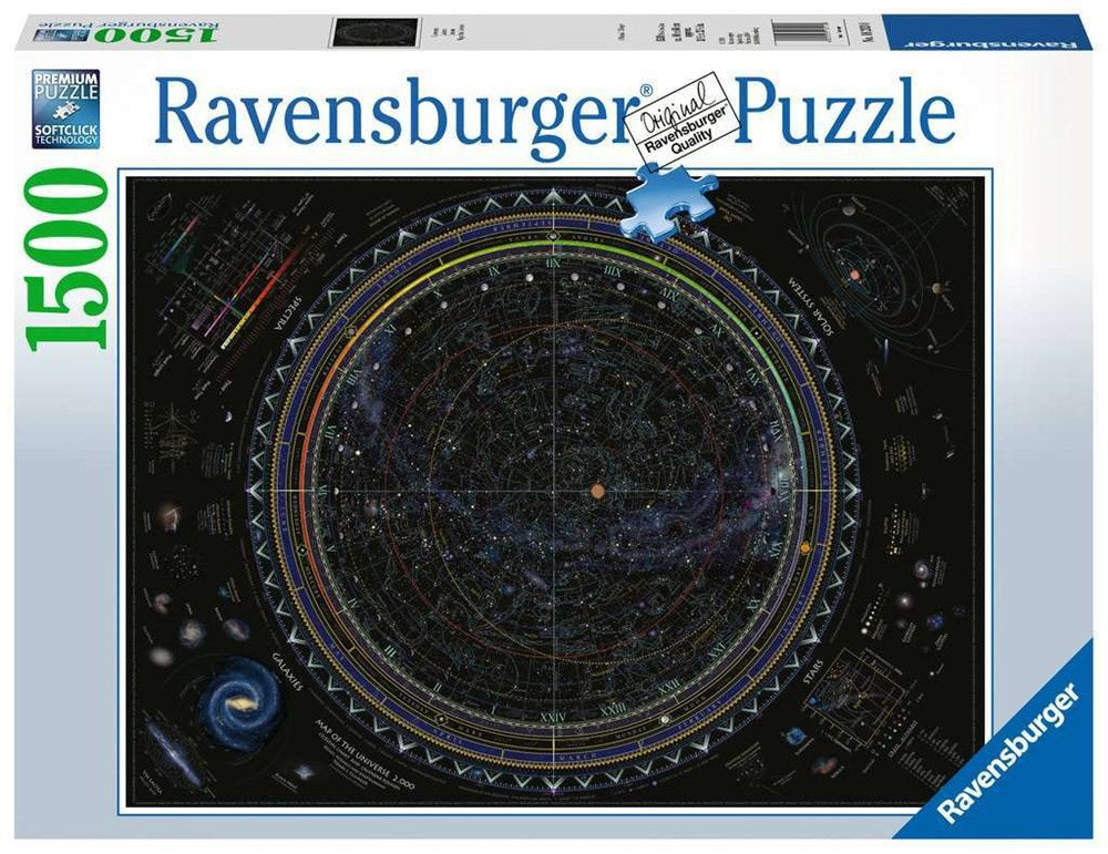 Buy Ravensburger 1500Pc Map Of The Universe Puzzle - MyDeal Australia