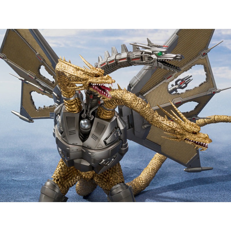 Buy S.H.MonsterArts MECHA GHIDORAH Shinjuku Decisive Battle Special Set ...