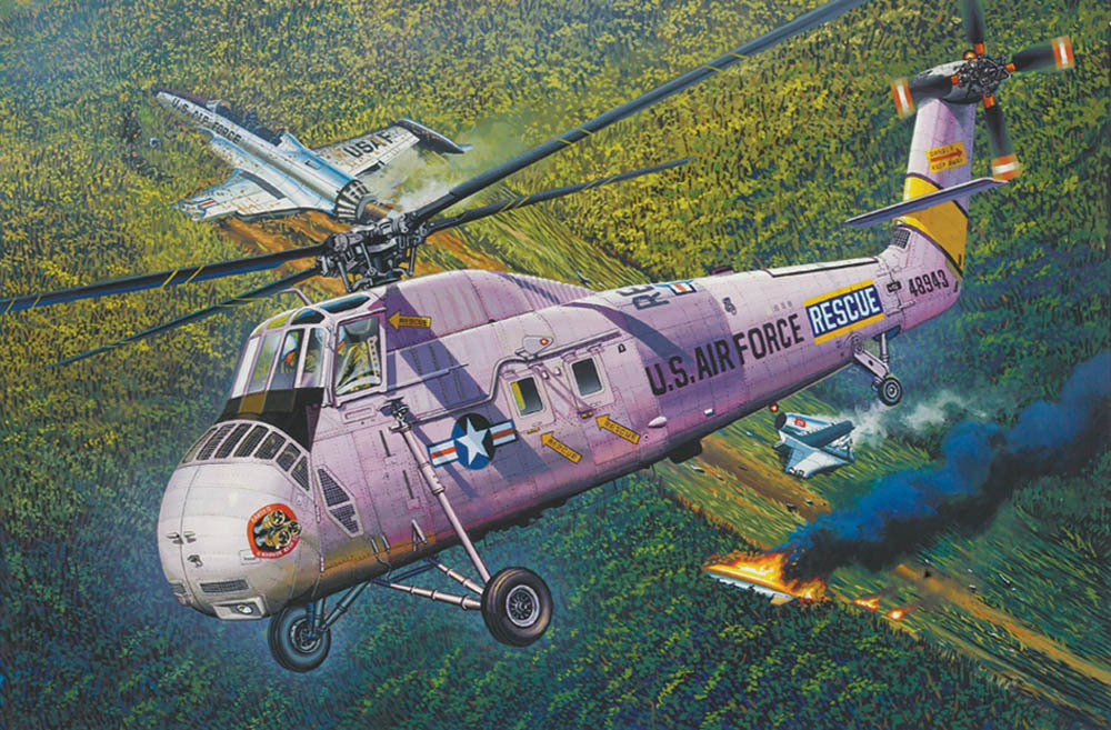 Buy Trumpeter 02884 1/48 Hh34j Usaf Combat Rescue Reedition Plastic ...