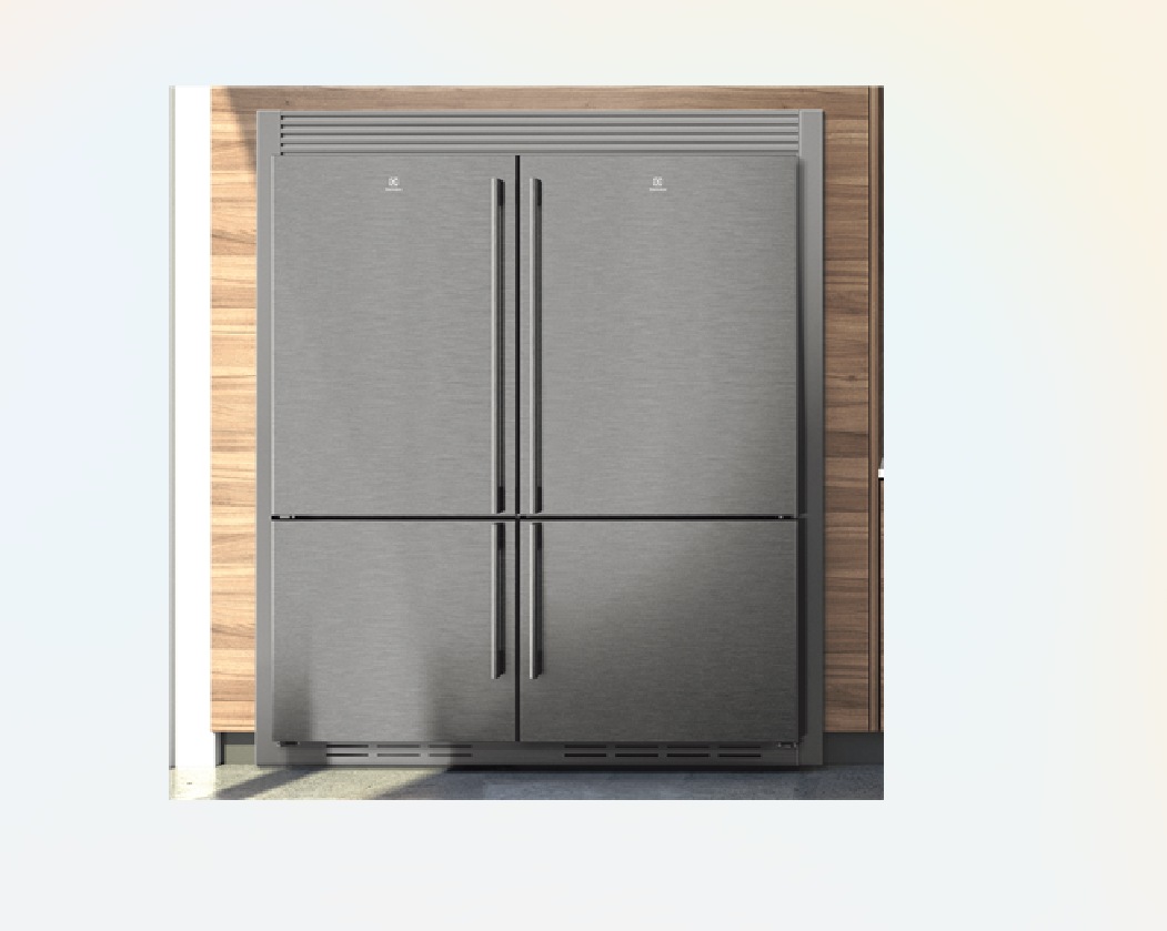 Buy Electrolux Combined 70cm Fridge Trim Kit -Dark Finish - MyDeal ...