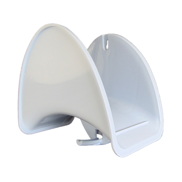 Buy WHITE HOSE HANGER FOR DUCTED VACUUM CLEANER PLASTIC STORAGE UNIT ...