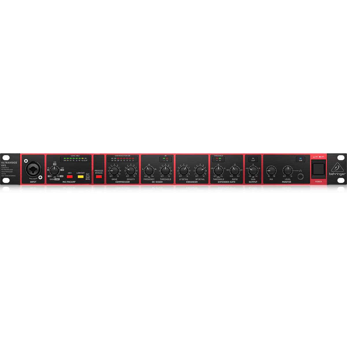 Buy Behringer UV1 Microphone Preamp Voice Processor w/ Audio Interface ...