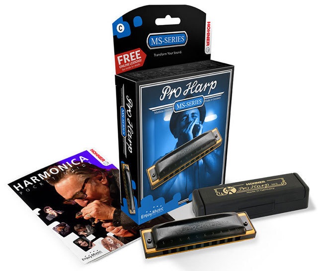 Buy Hohner MS Series Pro Harp Harmonica in the Key of Ab - MyDeal Australia