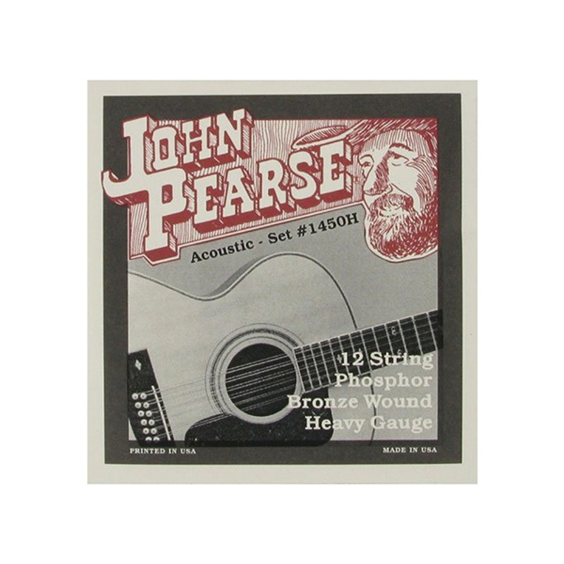 Buy John Pearse 12-String Set Ph/Br 13-56)1450H C-Sharp Tuning - MyDeal