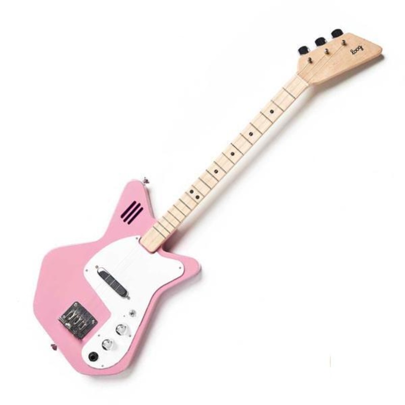 Buy Loog Pro Electric 3 String Kids Guitar with Built-In Amp and ...