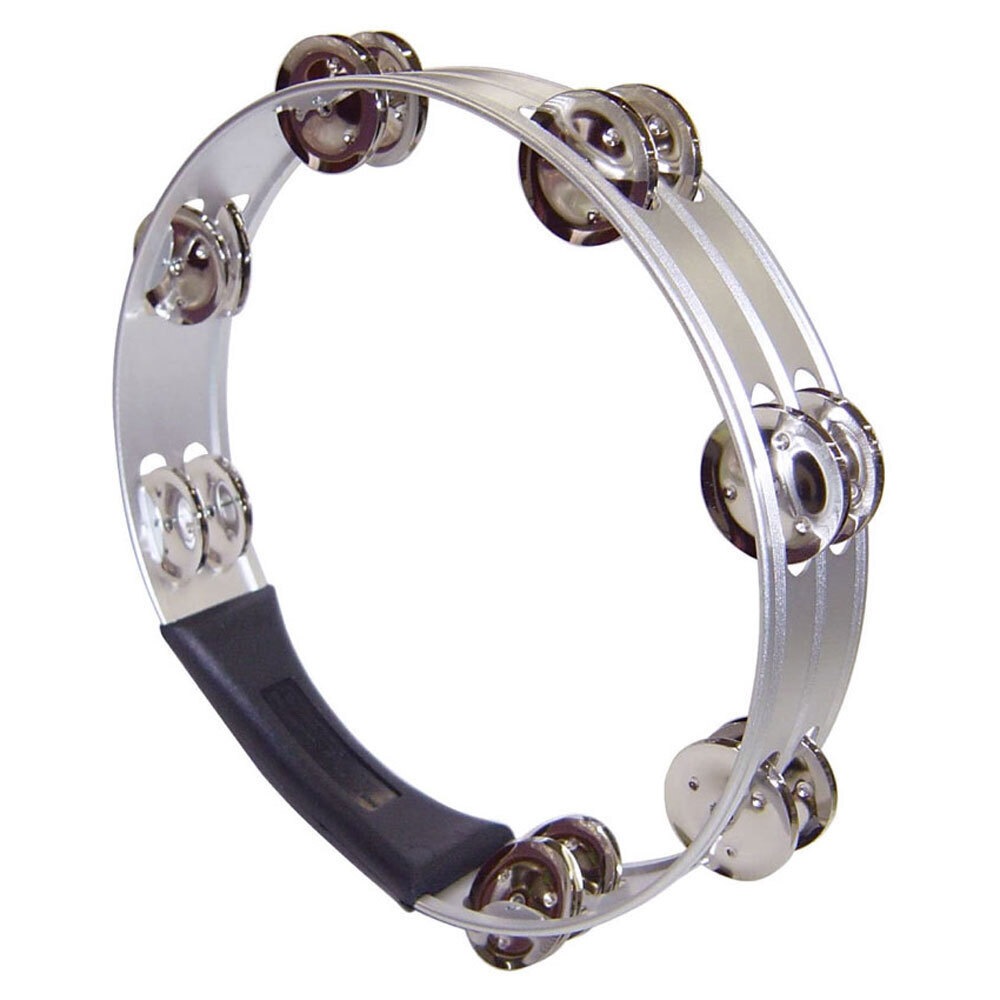 Buy Opus Percussion 10" Tambourine with Double-Row Jingles in Silver ...