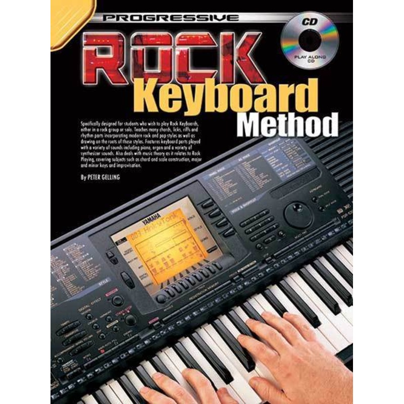 Buy Progressive Rock Keyboard Method Book/CD - MyDeal