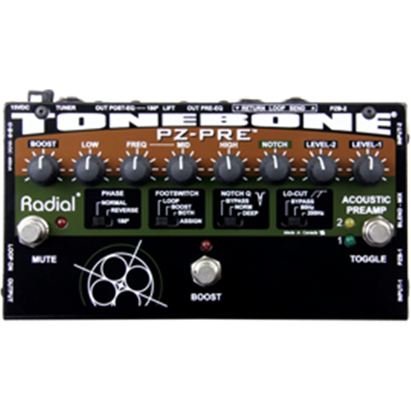 Buy Radial PZ-PRE - Acoustic Instrument Preamp - MyDeal