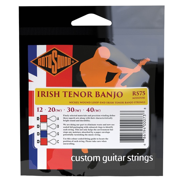 Buy Rotosound Rs75 Banjo 4 String Tenor Set - Loop End - MyDeal Australia