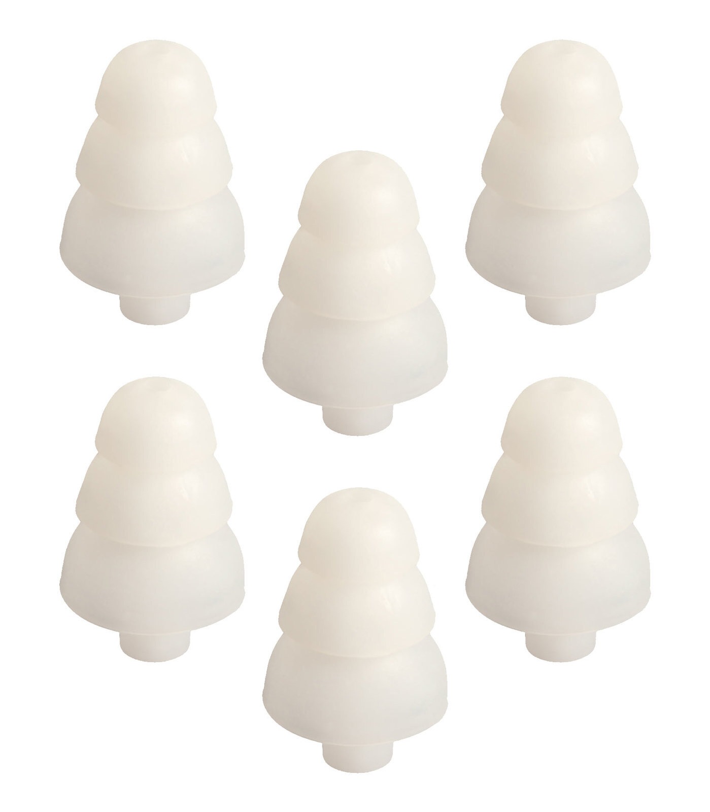 Buy Shure White Triple Flange Earphone Sleeves (PK-6) - MyDeal Australia