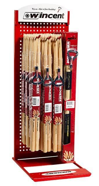 Buy Wincent Drum Stick & Drum Rod Counter Top Stand Display Package ...