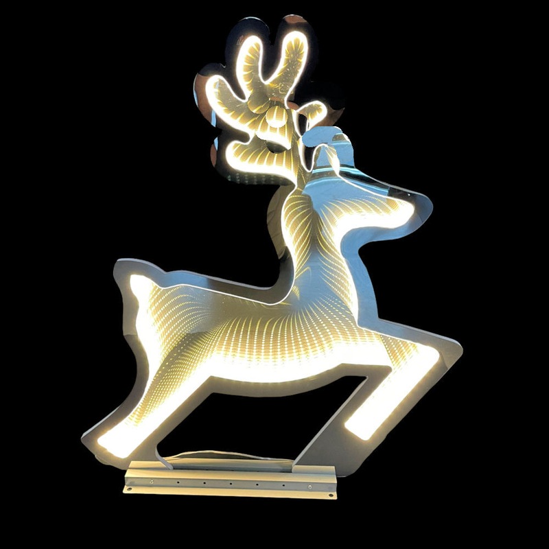 Buy Infinity LED Mirror Light Standing Deer 83cm - MyDeal