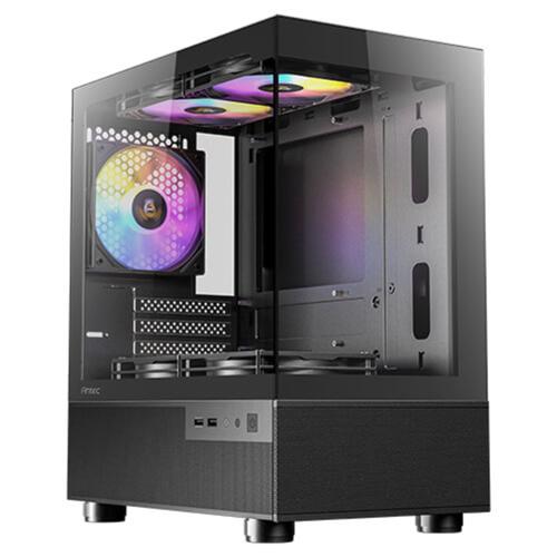 Buy Antec CX200M RGB ELITE MidTower mATX Gaming Case Tempered Glass, 5 ...