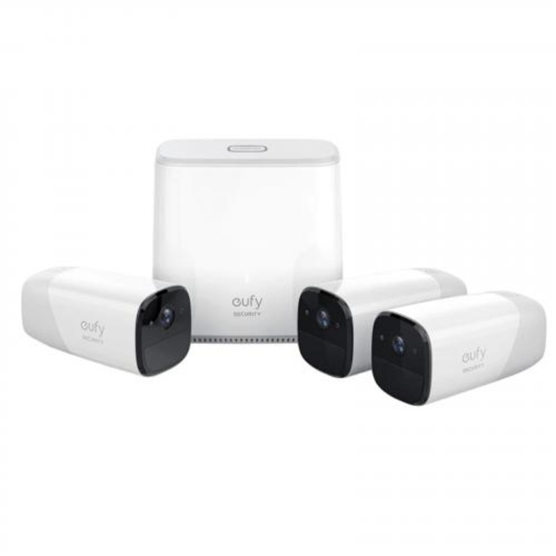 Buy Eufy eufyCam Wire-Free Security Camera Kit - 3 Pack, 1080p, Up to ...