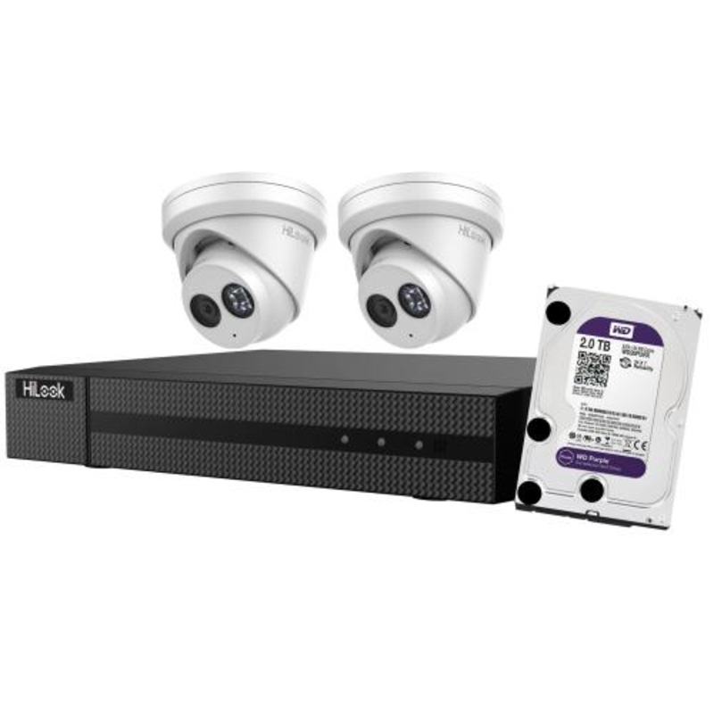 Buy HiLook 6MP 4-Channel Surveillance Camera Kit with 2TB HDD. Includes ...