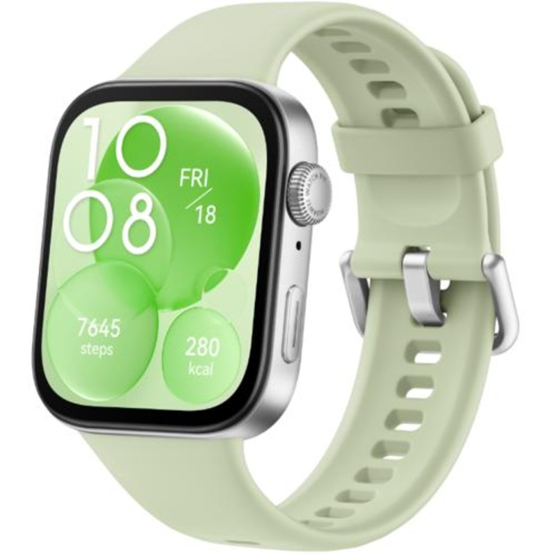 Buy Huawei Watch FIT 3 Smart Watch - Green with Flouroelastomer Strap ...
