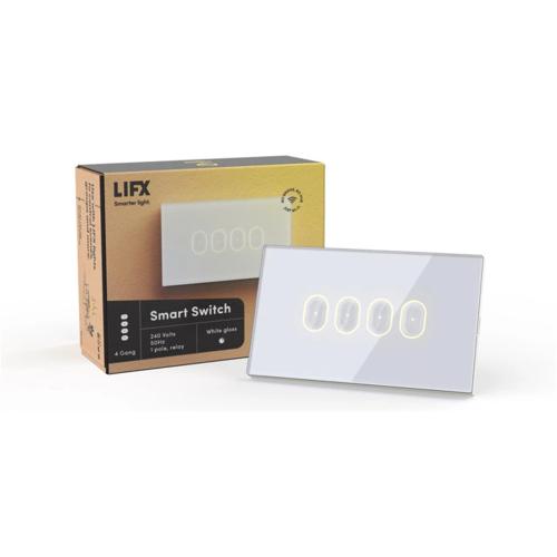 Buy LIFX 4-button in-wall Wi-Fi Controlled Smart Switch White ...