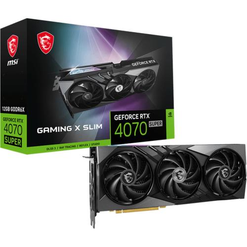 Buy MSI NVIDIA GeForce RTX 4070 SUPER GAMING X SLIM 12GB OC GDDR6X ...