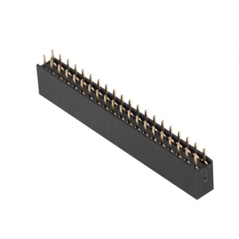 Buy Raspberry Pi 2 x 20 Pin, 2.54mm Double Row Female Straight Header ...